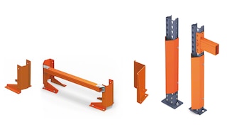 Pallet racking components and parts names - Mecalux.com