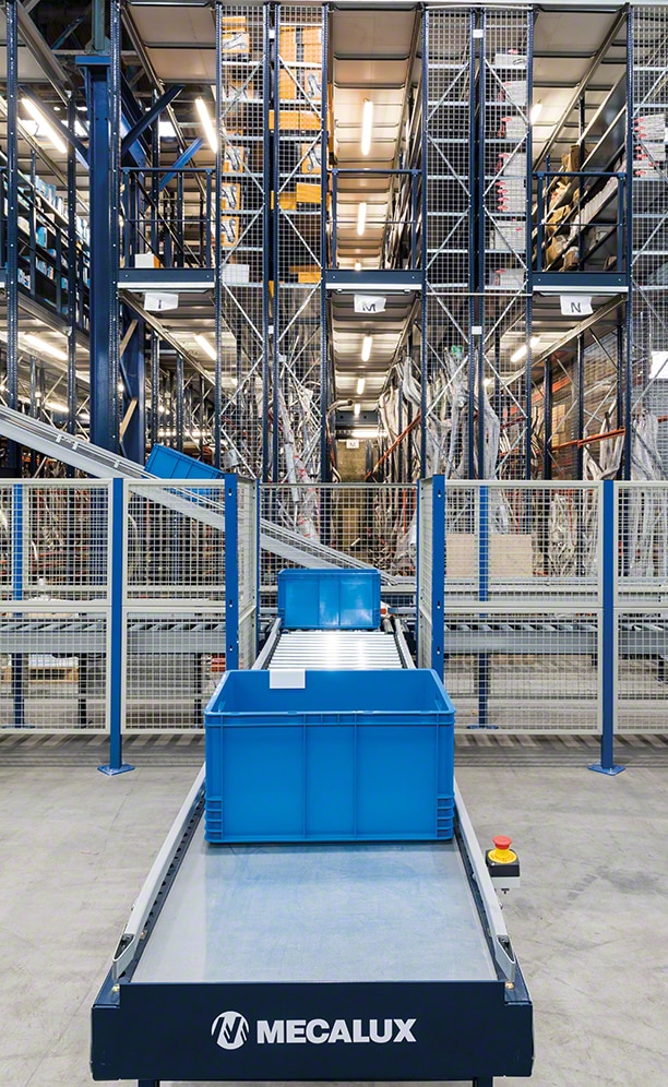 Manual hand-pick racks in Automotive Parts Factory - Mecalux.com