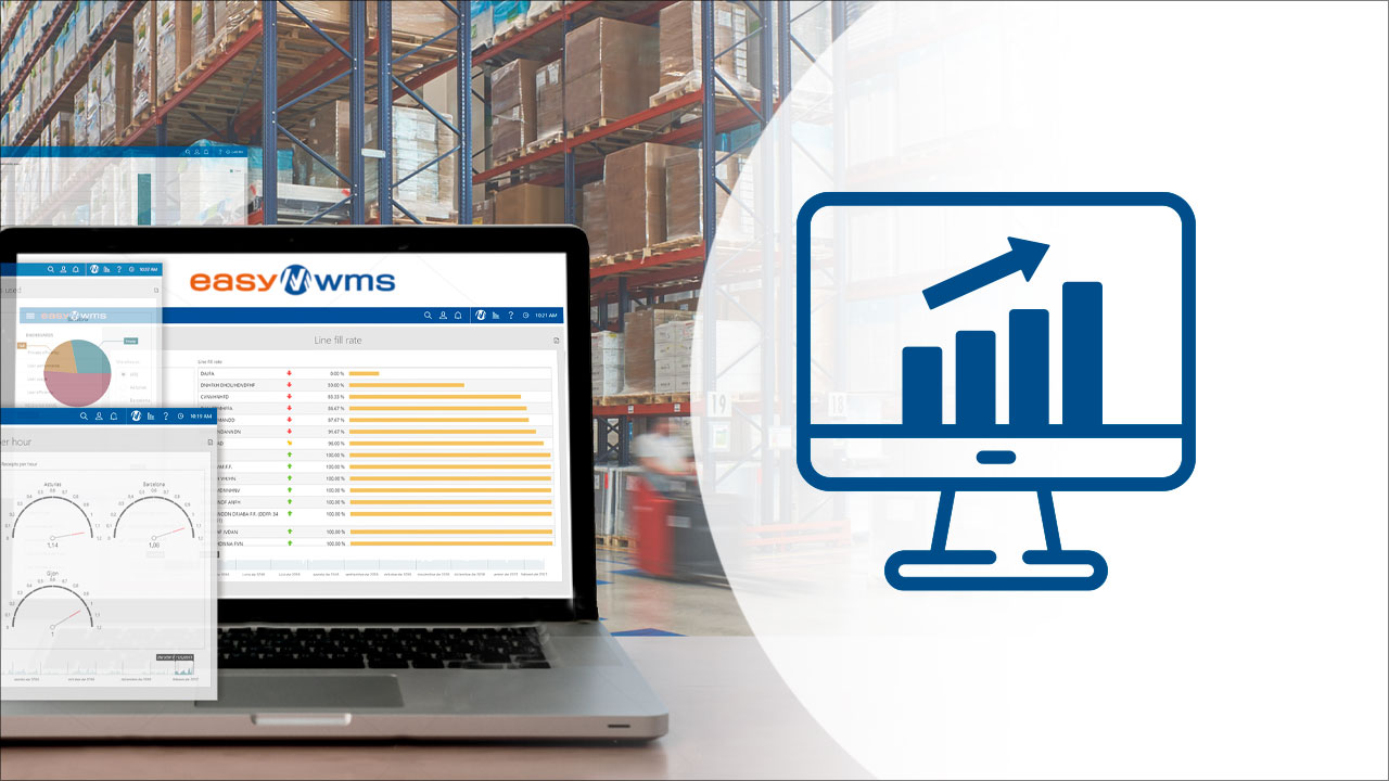 Video Supply Chain Analytics Software - Easy WMS module - Mecalux.com