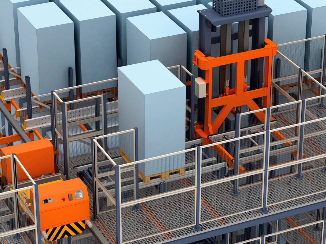 Automatic Pallet Shuttle with transfer car: large storage capacity and ...