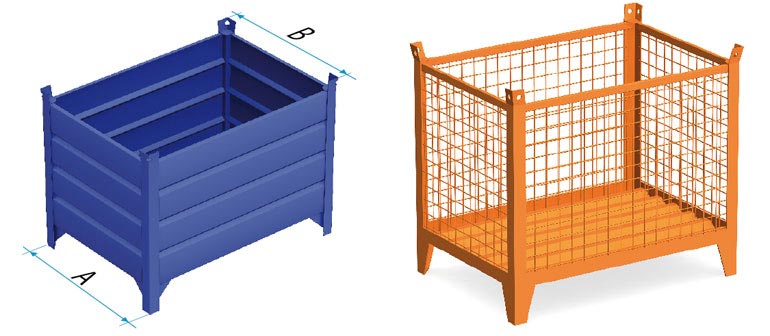 Stillage cages: what are they and types - Mecalux.com