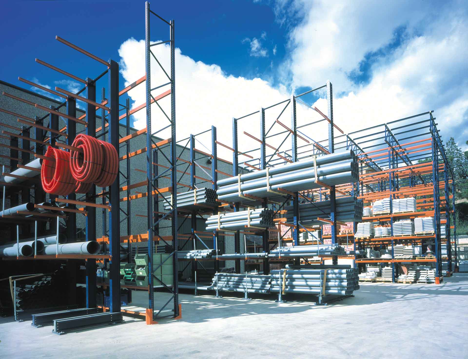 warehouse outside wall