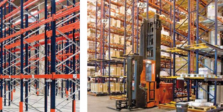 How to calculate a conventional pallet rack structure - Mecalux.com