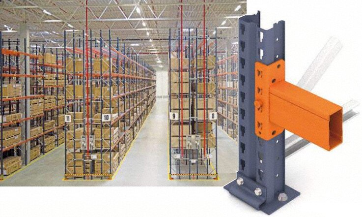 How to calculate a conventional pallet rack structure - Mecalux.com
