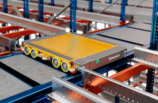 3D Automated Pallet Shuttle - Mecalux.com