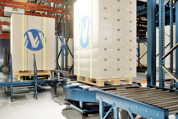 3D Automated Pallet Shuttle - Mecalux.com