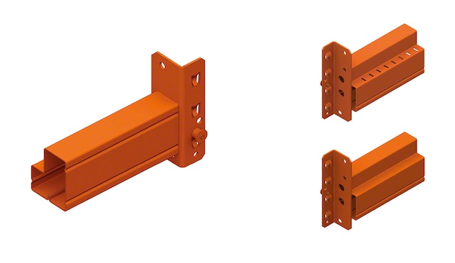 Pallet racking beams: characteristics & functions - Mecalux.com