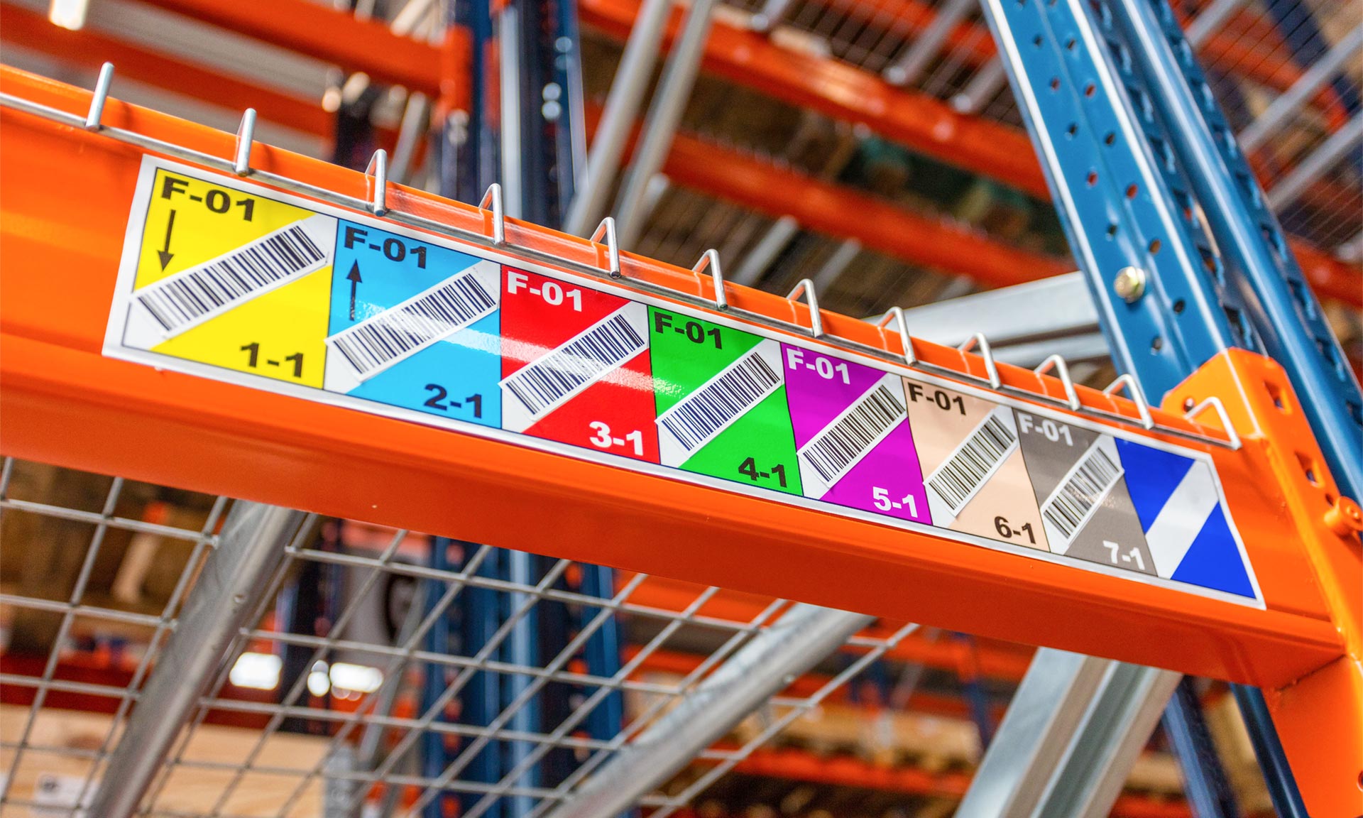 Rack labels in warehouses: Purposes and types - Mecalux.com