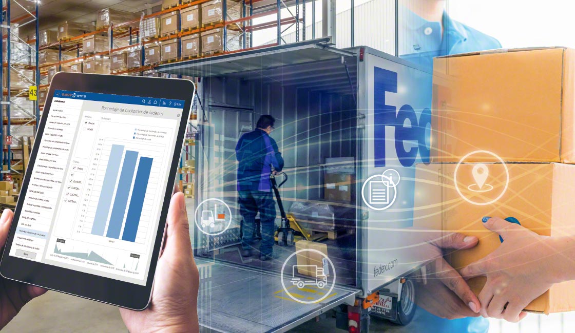 Syncing the warehouse with the transport agencies - Mecalux.com