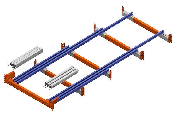 Push-Back Pallet Racking - Mecalux.com