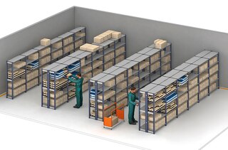 Light Duty Racks and Shelving - Mecalux.com