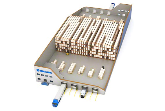 Pallet Shuttle Racking System - Mecalux.com