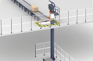 Vertical conveyors (pallet elevators) - Mecalux.com