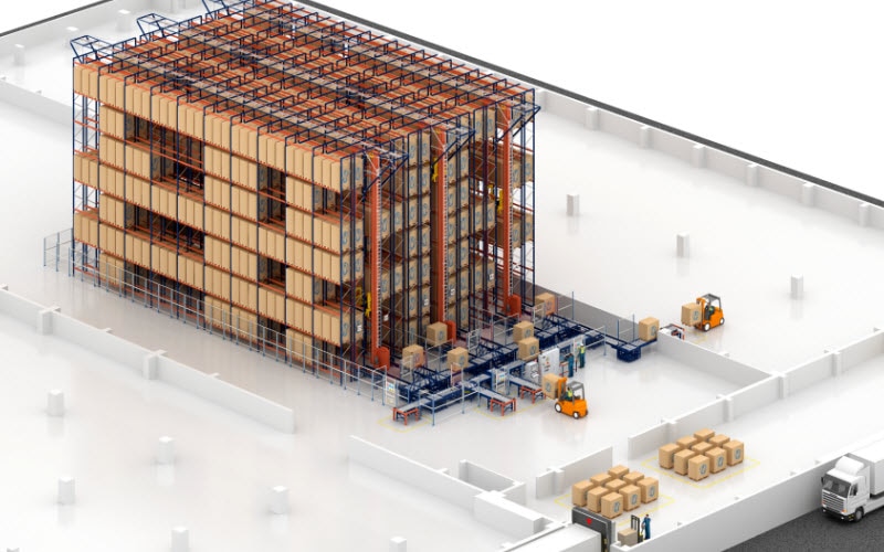 An automated warehouse for Desobry - Mecalux.com