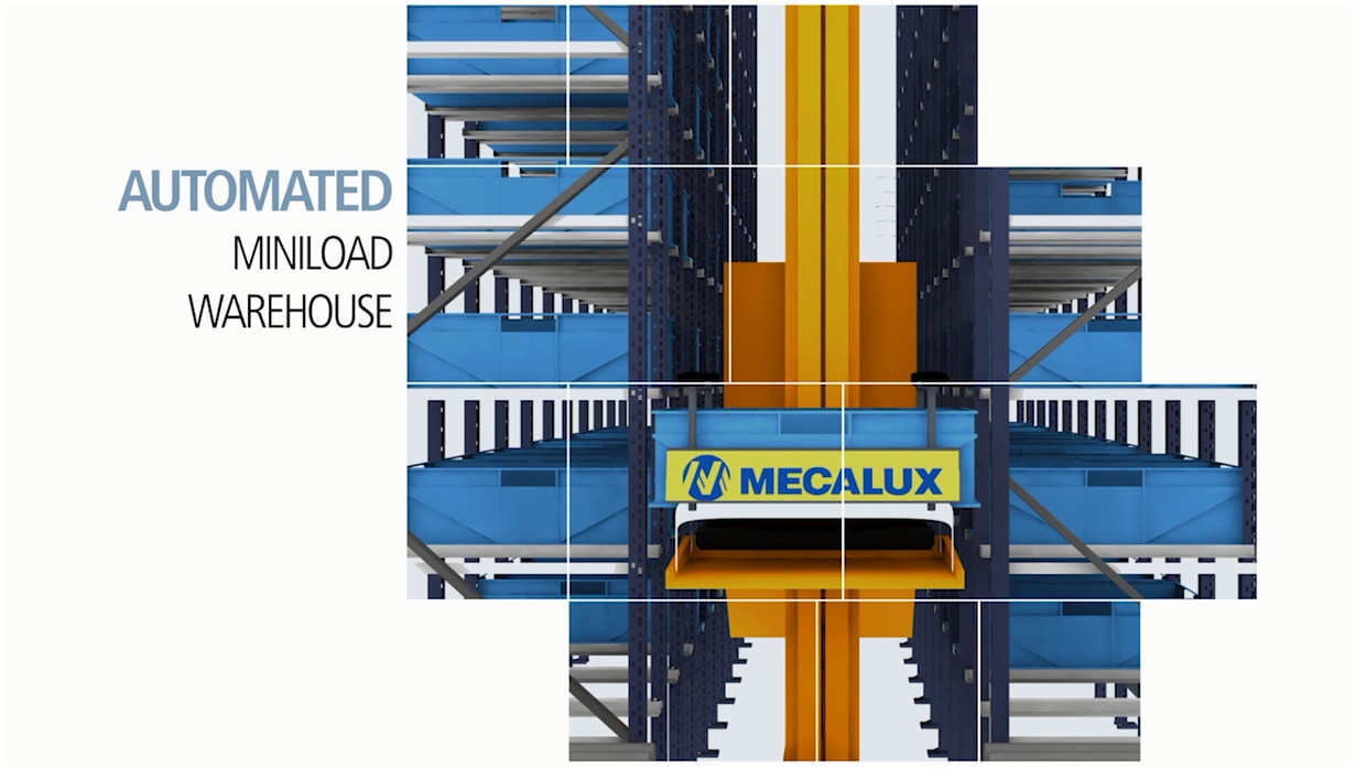Miniload - Automated miniload warehouse for boxes - Mecalux.com